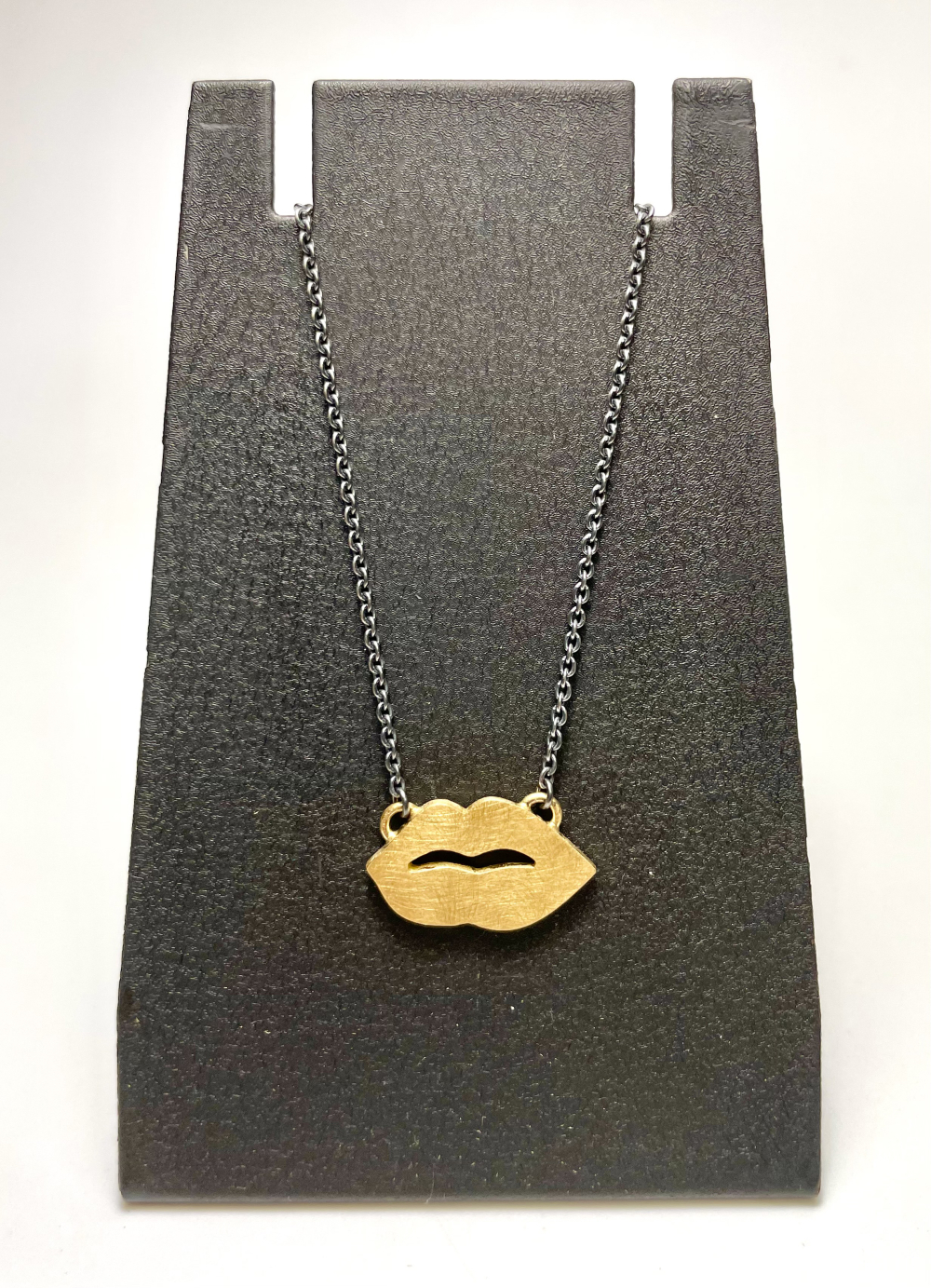 Lips Necklace- 14k Vermeil | Michele A Friedman