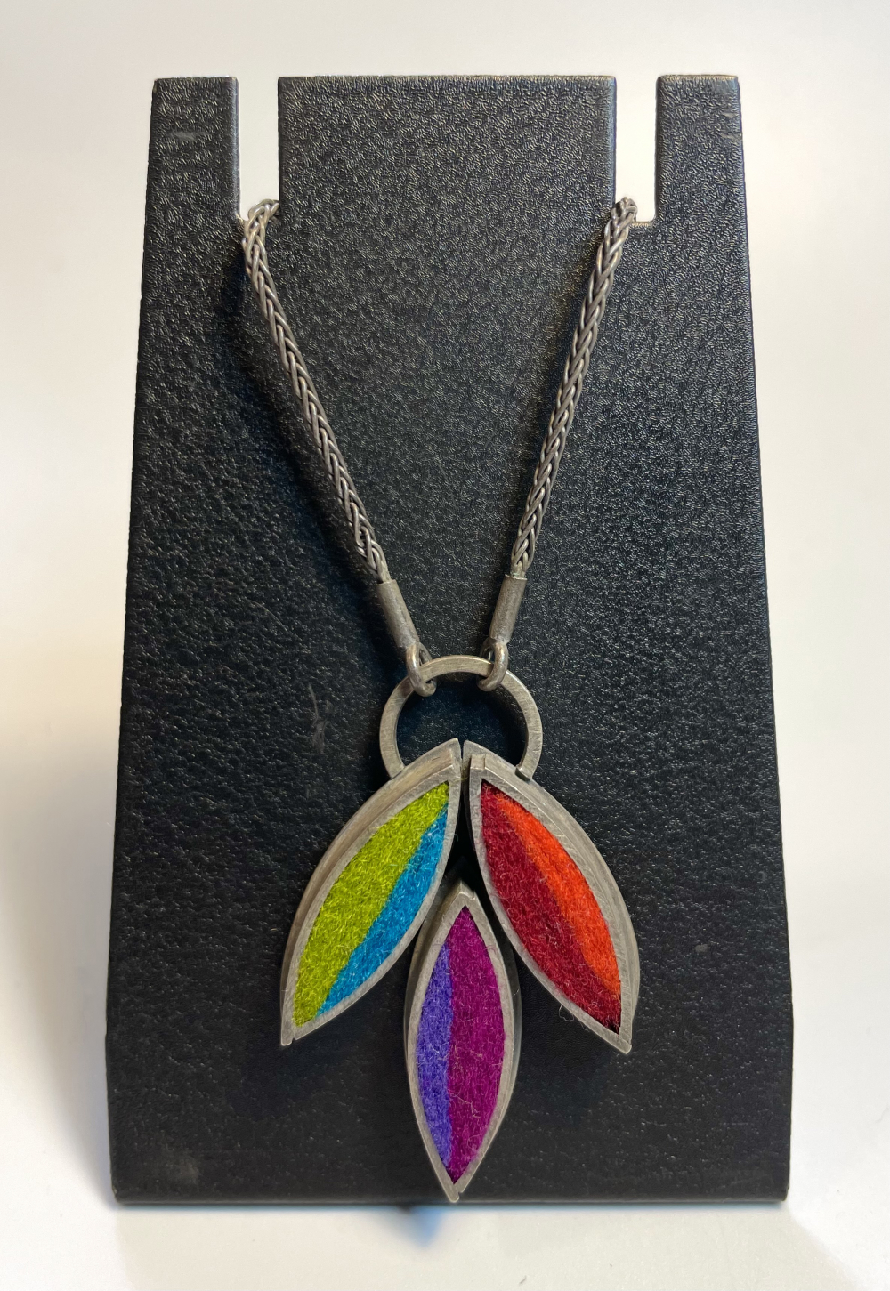 Large Lotus Flower Pendant- Multicolor Palette | Michele A Friedman
